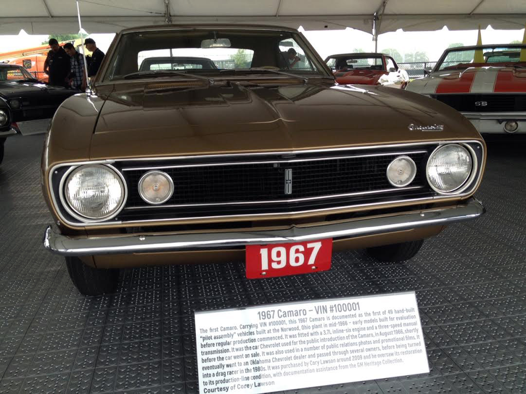 First Generation Camaros