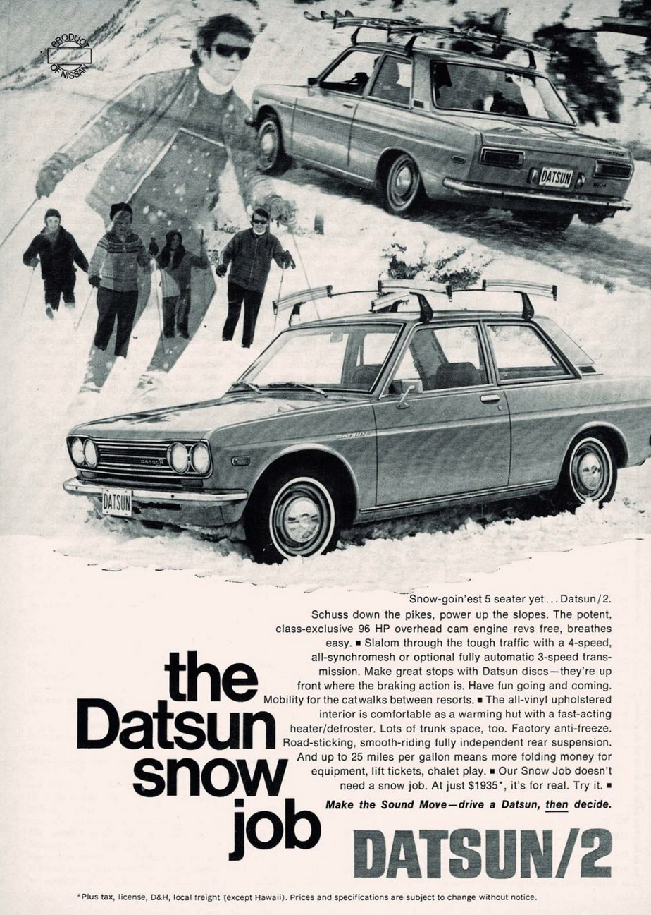 Winter Madness! 10 Classic Car Ads Featuring Snow | The Daily Drive ...