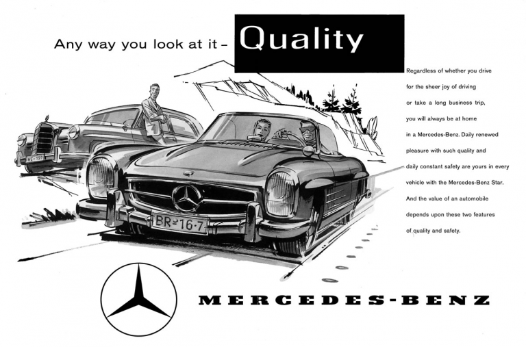 Stuttgart Madness! 10 Classic Mercedes-Benz Ads | The Daily Drive ...