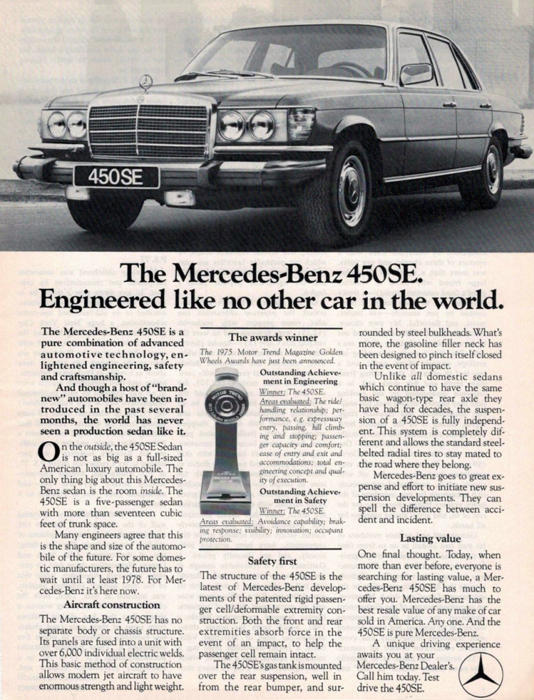 Stuttgart Madness! 10 Classic Mercedes-Benz Ads | The Daily Drive ...