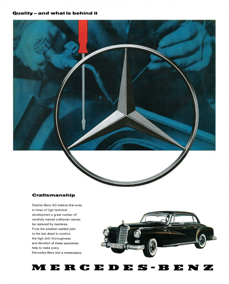 Stuttgart Madness! 10 Classic Mercedes-Benz Ads | The Daily Drive ...