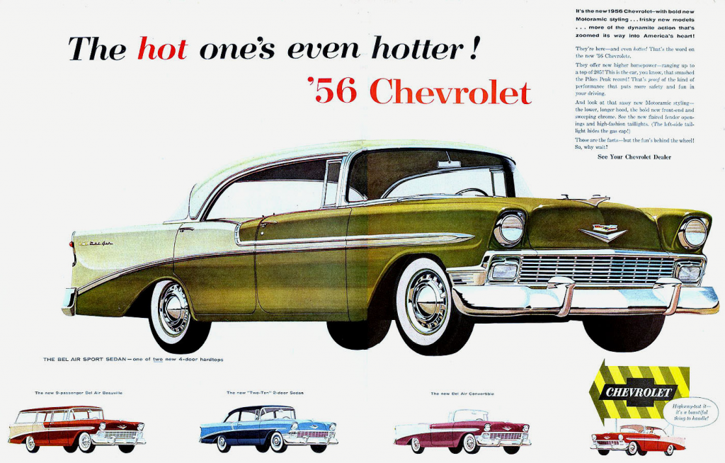 Model-Year Madness! 10 Classic Ads From 1956 | The Daily Drive ...