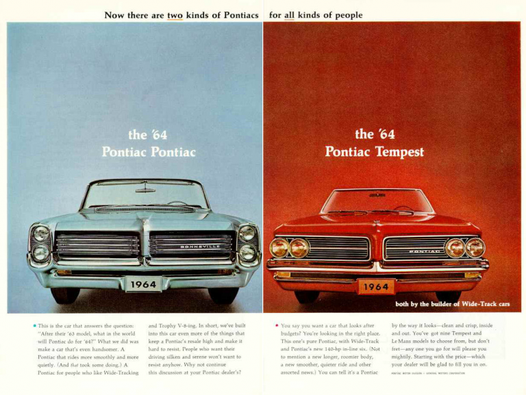 Model-Year Madness! 10 Classic Ads From 1964 | The Daily Drive ...