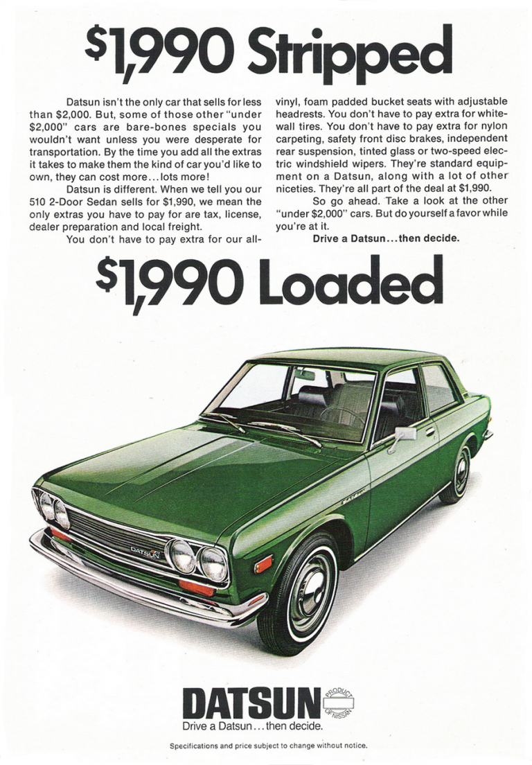 Model-Year Madness! 10 Classic Ads From 1971 | The Daily Drive ...