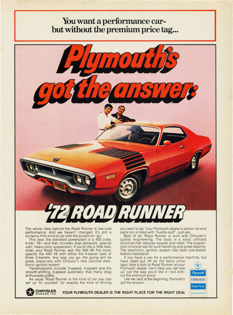 Model-Year Madness! 10 Classic Ads From 1972 | The Daily Drive ...