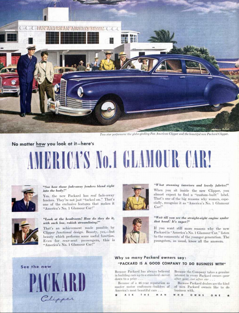"The Man Who Owns One" Madness! 10 Classic Packard Ads | The Daily ...