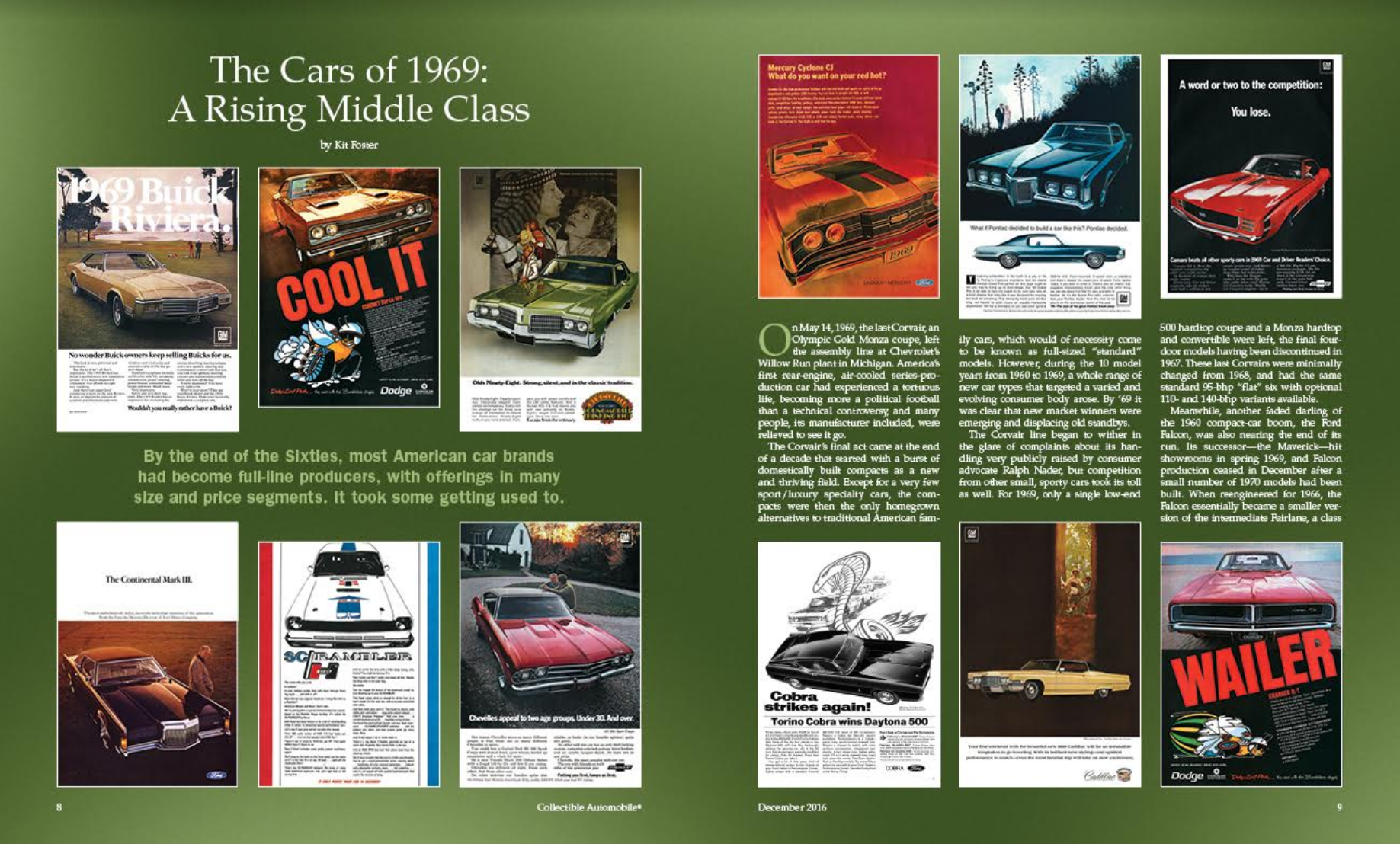 Automotive Historians Give Prize to Collectible Automobile® Article ...