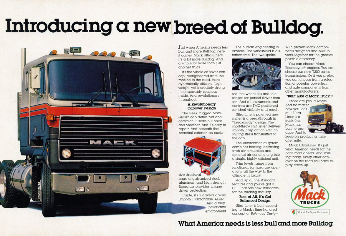 10 Classic Mack Truck Ads: Bulldog Madness! | The Daily Drive ...