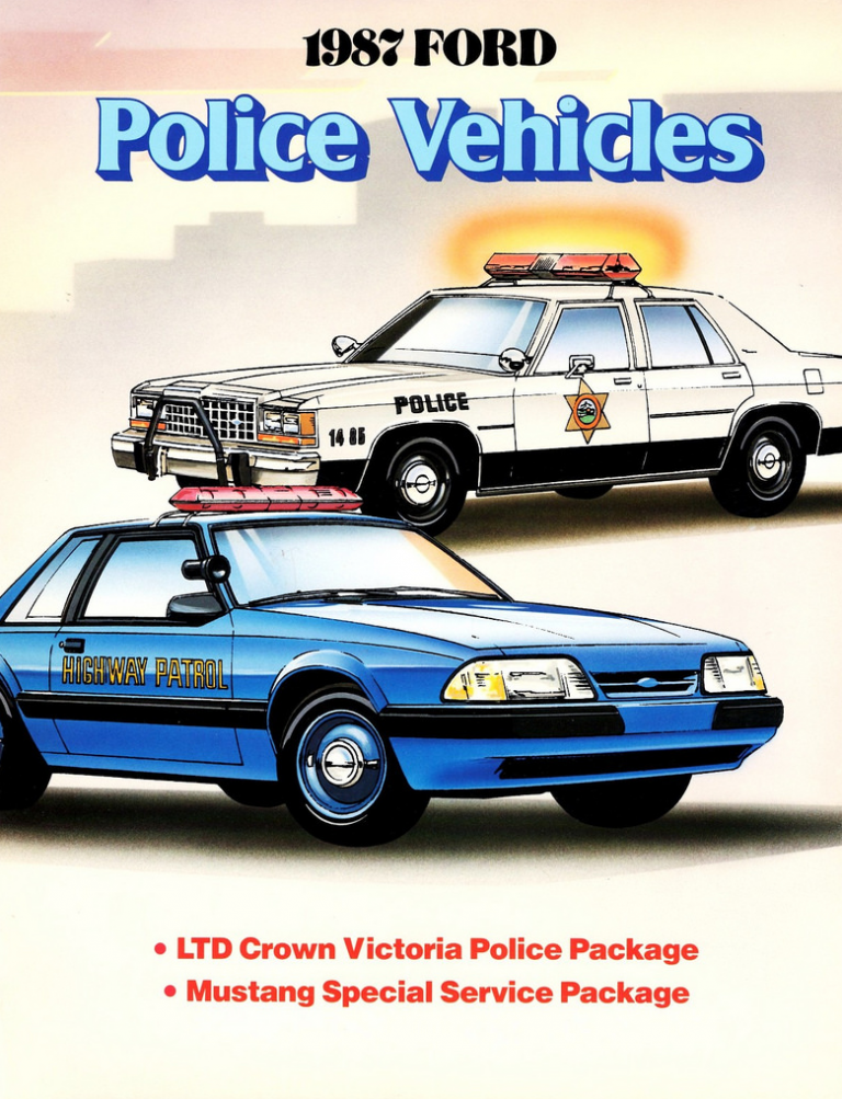 Police Vehicle Brochure