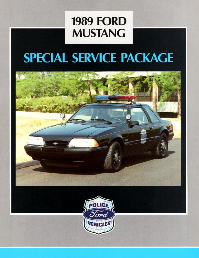 Police Vehicle Brochure