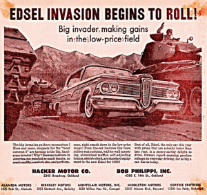 Dead-Brand Madness! 10 Classic Edsel Ads | The Daily Drive | Consumer ...