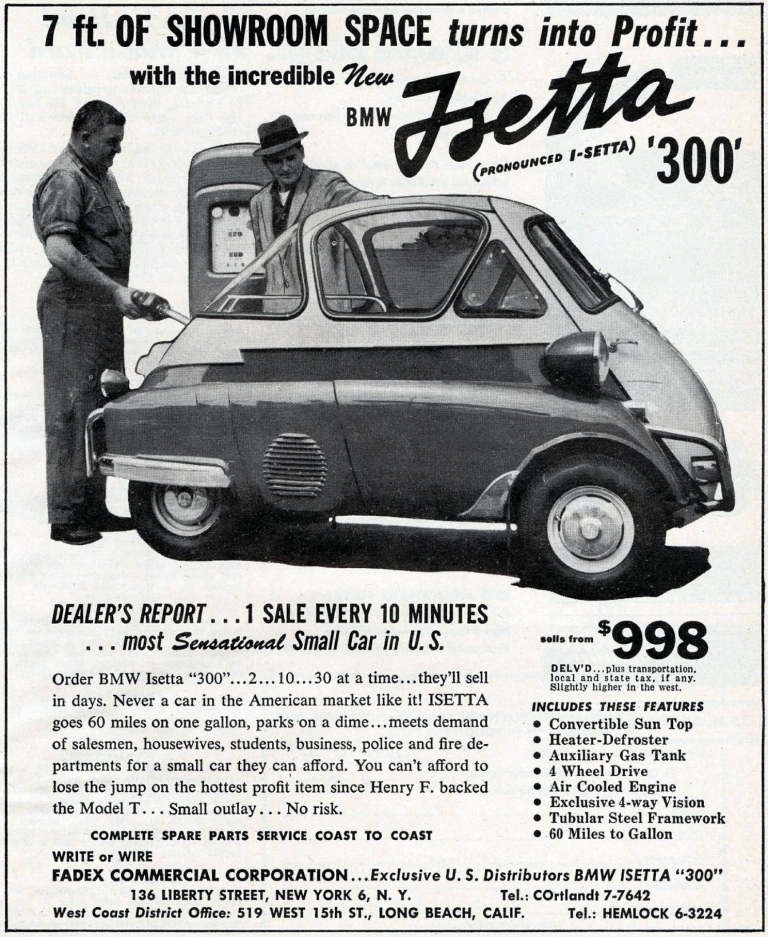 Micro Madness! A Gallery of Classic Mini Car Ads | The Daily Drive ...