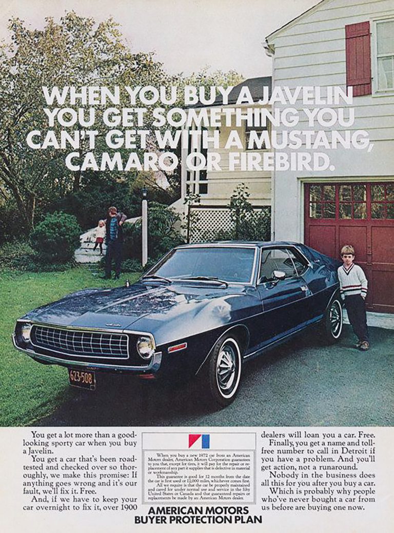 AMC Javelin Ads: Pony-Car Madness! | The Daily Drive | Consumer Guide®