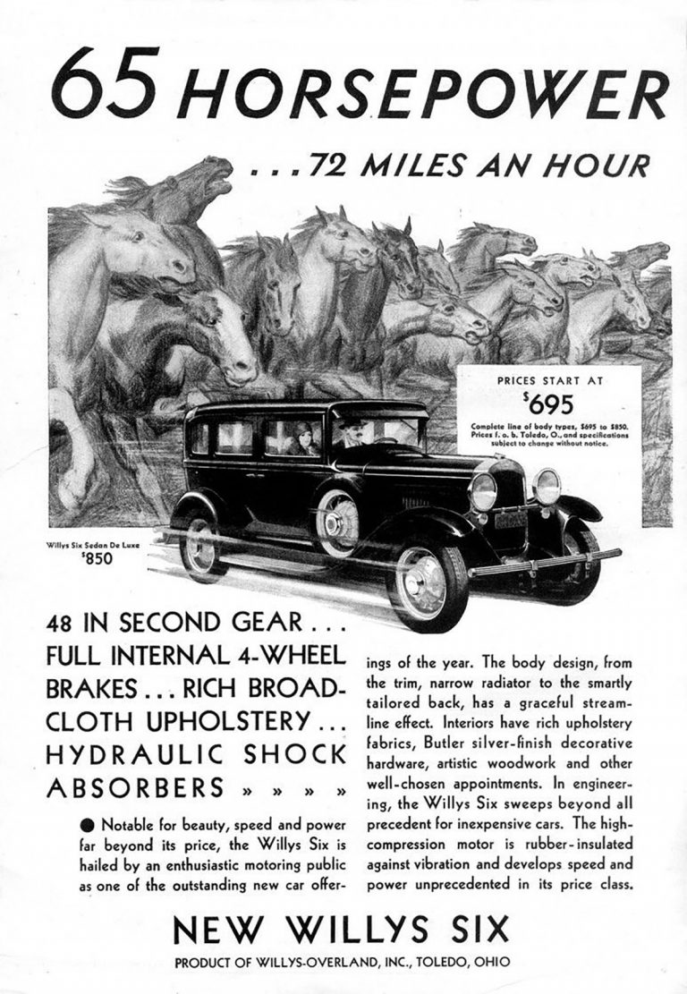 Performance Madness! 10 Classic Car Ads Featuring Horsepower Numbers ...