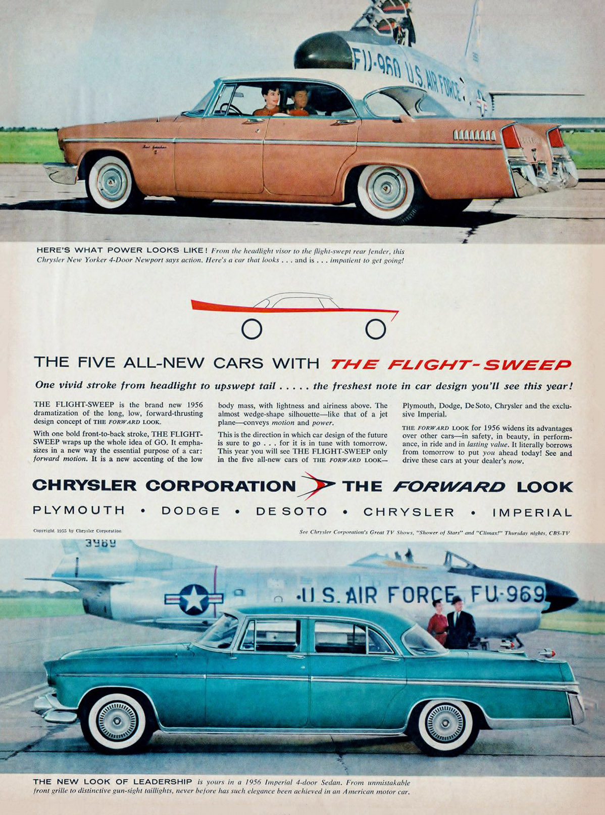 Planes in Car Ads: Classic Car Ads Featuring Airplanes | The Daily ...