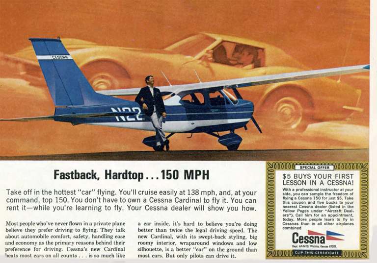 Planes in Car Ads: Classic Car Ads Featuring Airplanes | The Daily ...