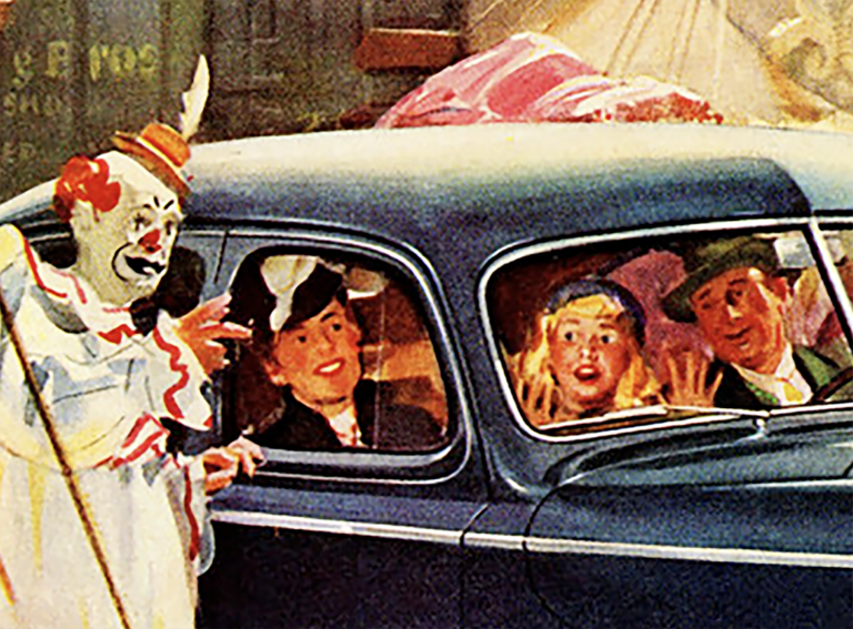 Clowns in Classic Car Ads: Big-Top Madness! | The Daily Drive ...