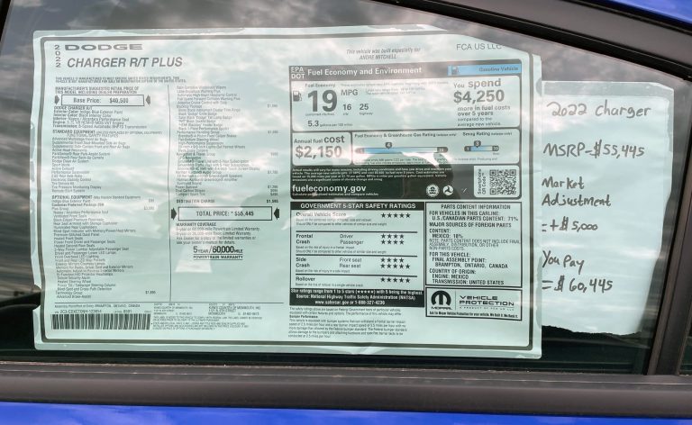 Monroney Markup: A Look At Dealer Addendum Stickers (Gallery) | The ...