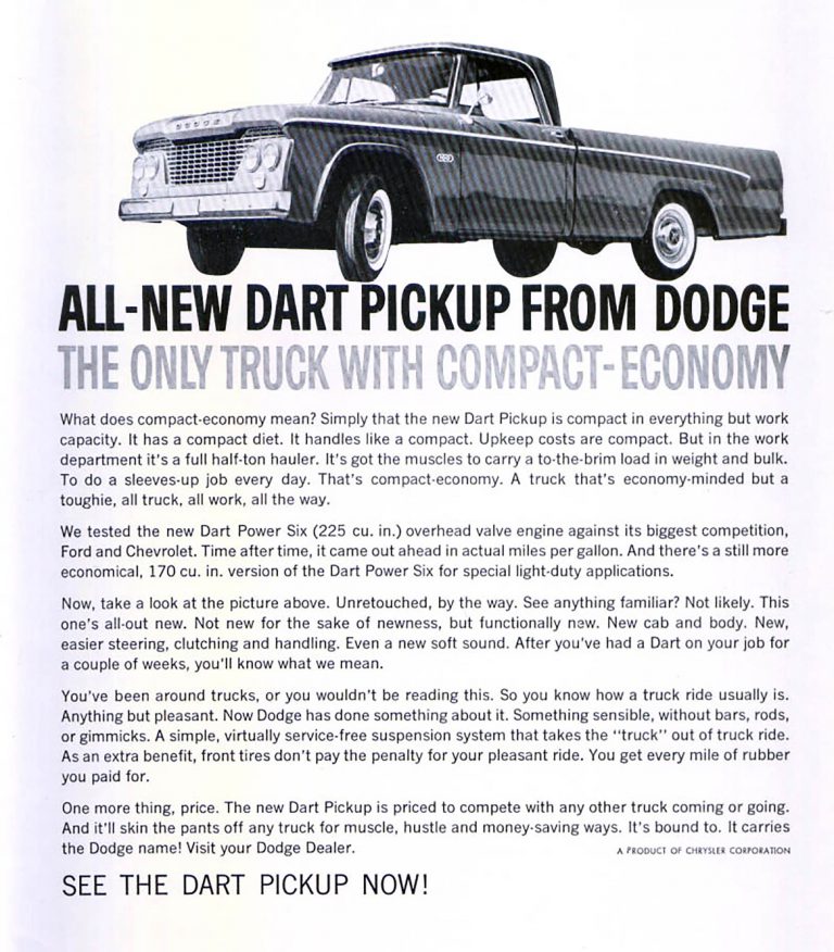Pickup Trucks of 1961: Classic Car Ads | The Daily Drive | Consumer Guide®