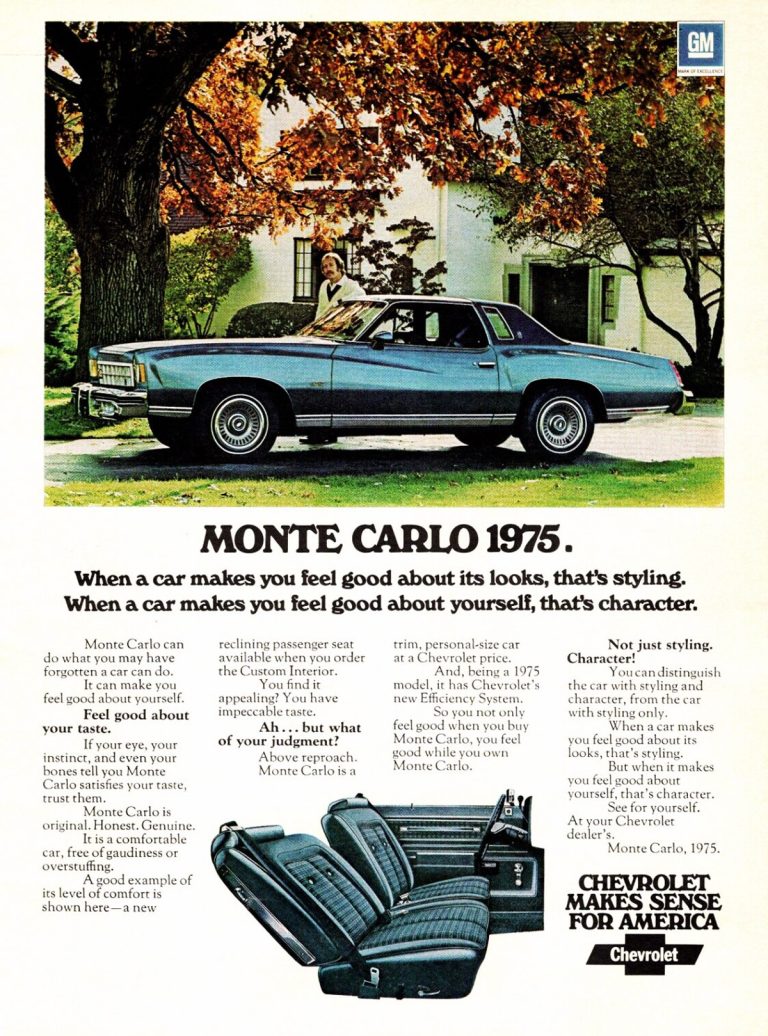 Chevrolet Monte Carlo: Classic Car Ads | The Daily Drive | Consumer Guide®